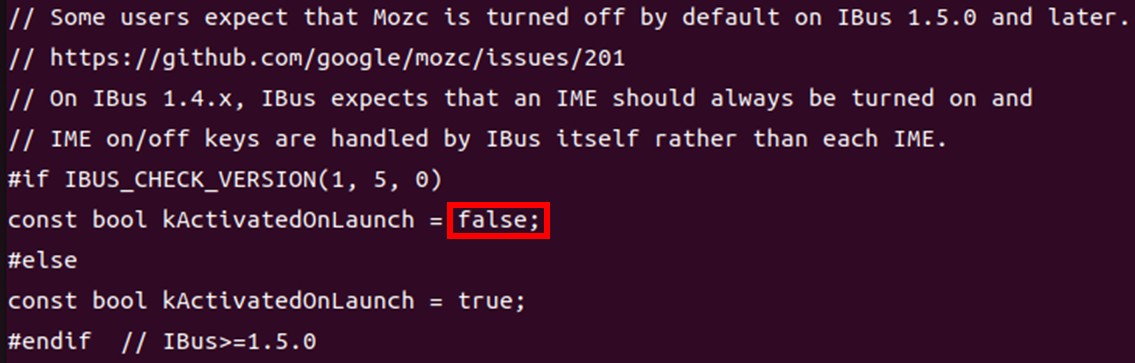 【Ubuntu Tips】日本語(Mozc)の入力モードを「ひらがな」デフォルトにする方法